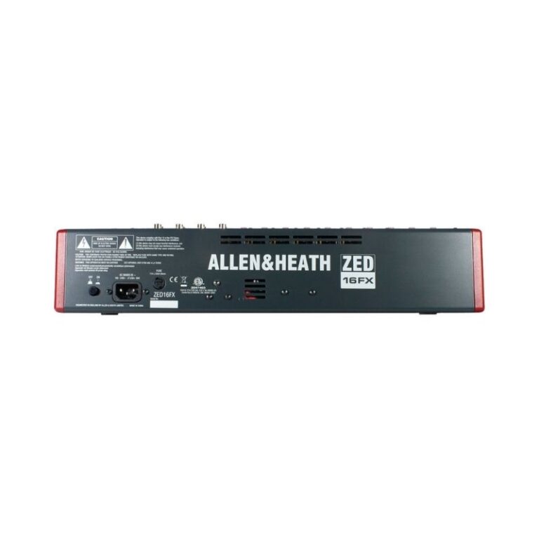Allen & Heath ZED-16FX 16-Channel USB Analog Mixer with FX - DJ Corner